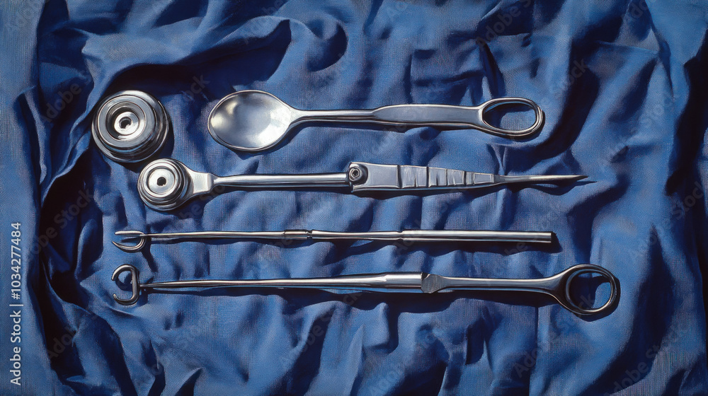 Wallpaper Featuring A Detailed Close-Up Of Surgical Instruments ...