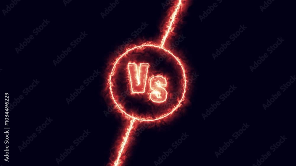 VS versus bars neon animated versus vs bars neon multiplayer co op team ...