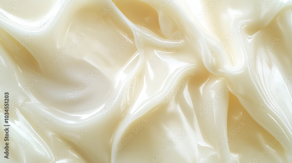 transparent wax texture background: a top-down, close-up view of melted ...