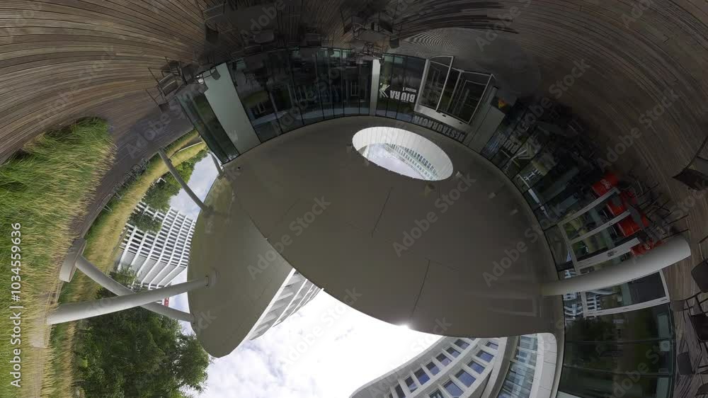 This is a captivating visual journey through a unique architectural ...