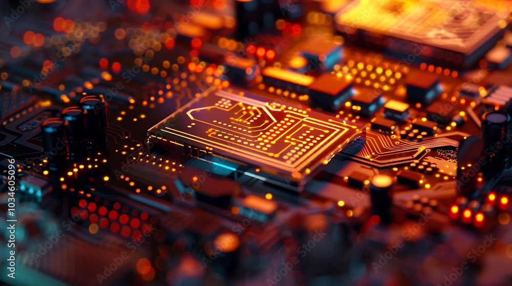 An extreme close-up image showcasing the intricate architecture of a ...