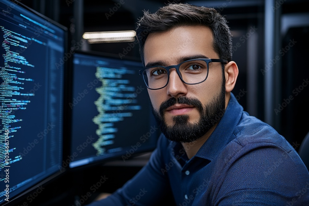 Ethical Hacker Shown As A Cybersecurity Expert Creating Firewalls And