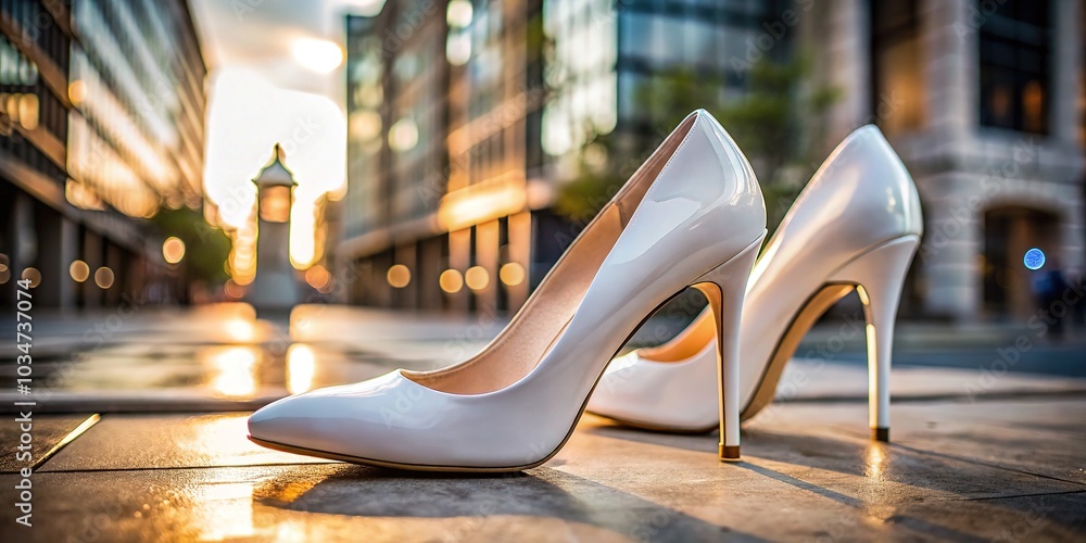 Embrace the epitome of elegance with our designer white heels, crafted for the modern workplace ...