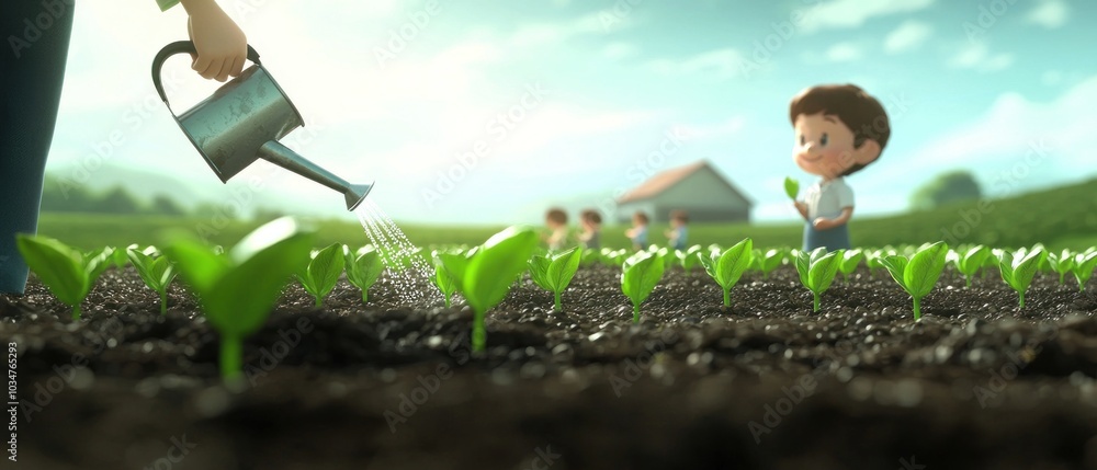 Inspiring young minds a gardening teacher cultivating skills in a rural ...