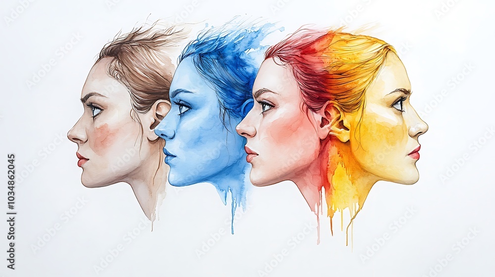Exploring the spectrum of emotions through artistic portraits a journey ...