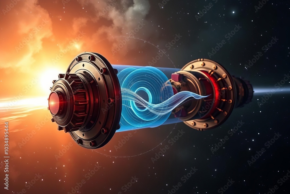 Gravitational Wave Machine An hypothetical device that could har Stock ...