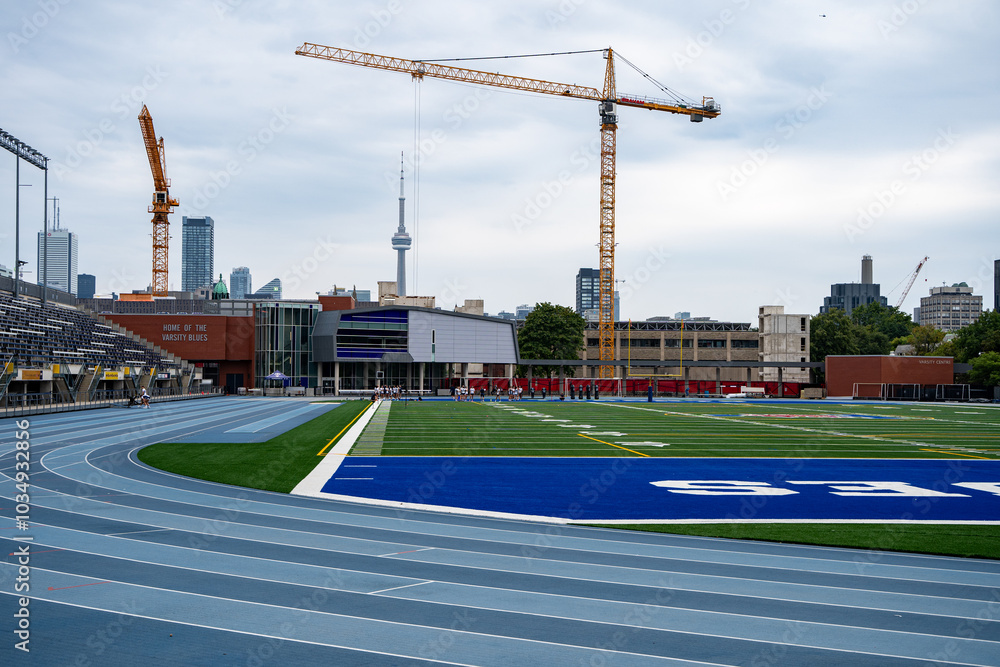 View of Varsity Stadium. Varsity Stadium is an outdoor collegiate ...
