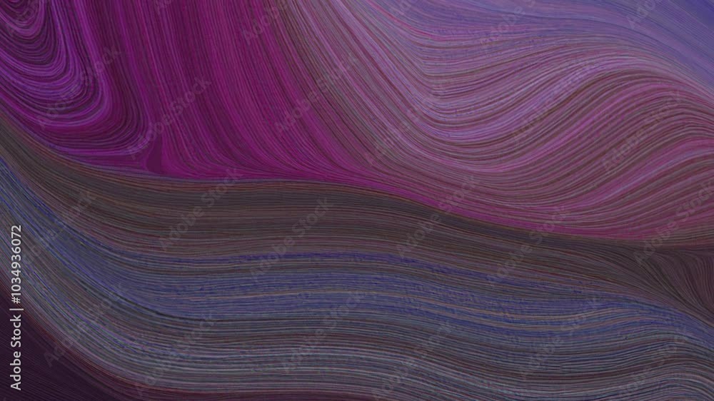 Abstract Gradient Wave Background Lines Or Textures In Looped
