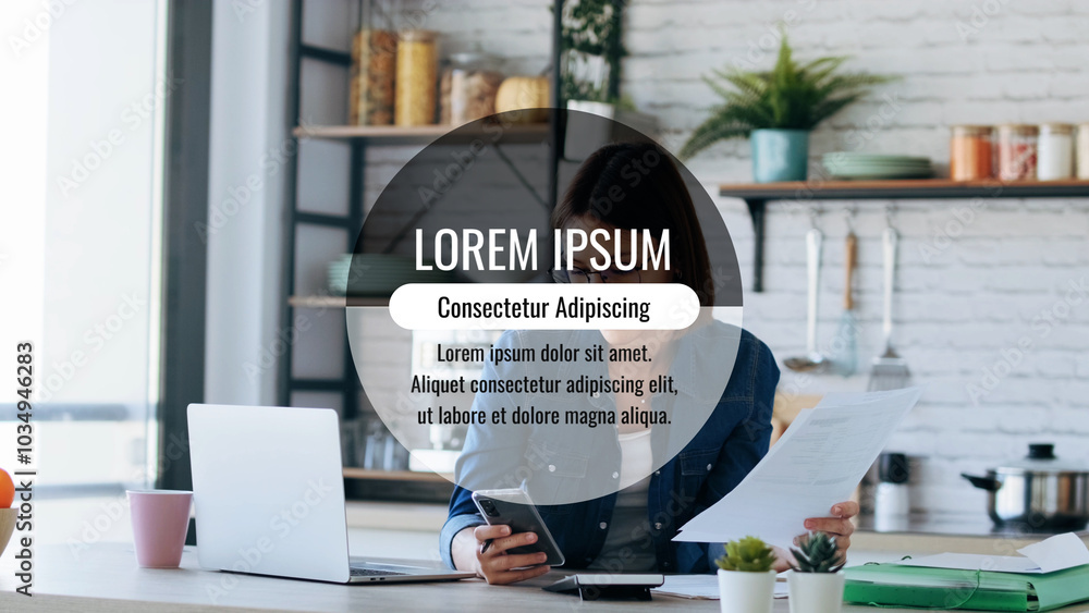 Modern Business Text Slides Stock Template | Adobe Stock