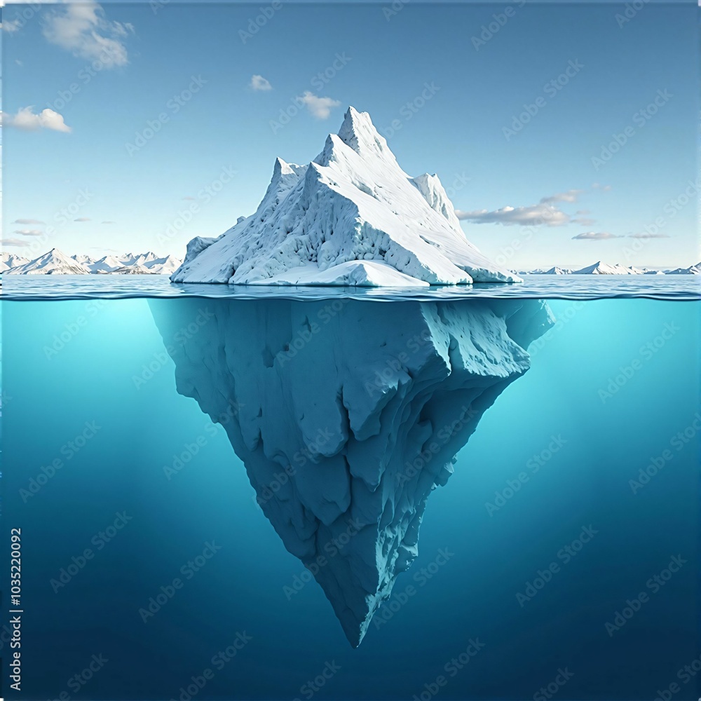 Iceberg - Hidden Danger and the Threat of Global Warming: An Invisible ...