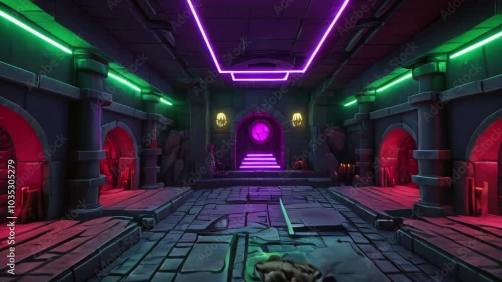 Neon Underground dungeon, fantasy adventure tabletop role play game ...