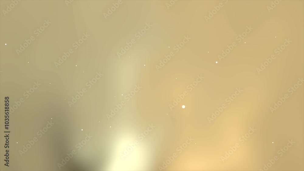 Golden gradient background with scattered white dots. Suitable for ...