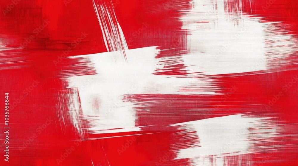 Distressed red overlay with a random pattern and gradient background ...