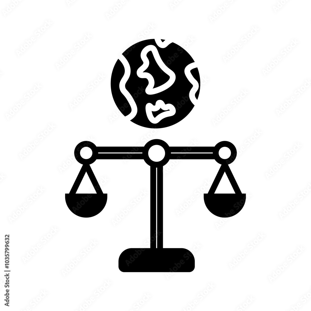 International Law icon in vector. for your web site design, logo, app ...