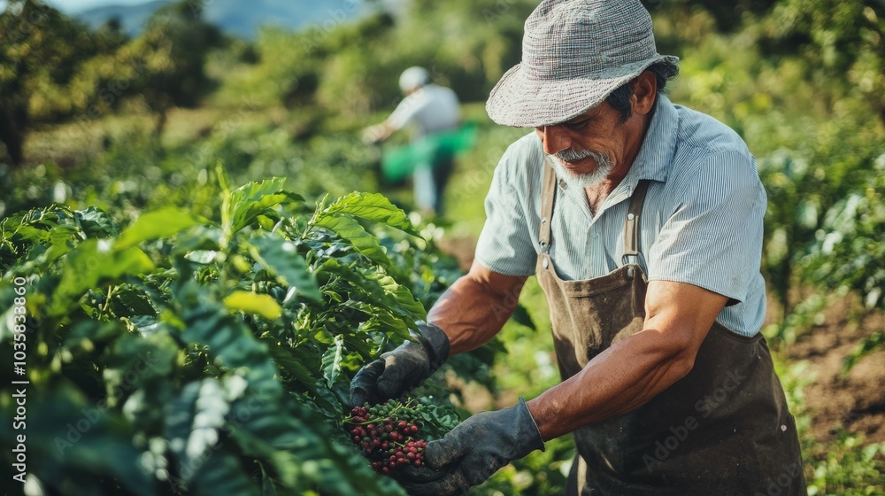 Sustainable coffee farming practices focused on reducing environmental ...