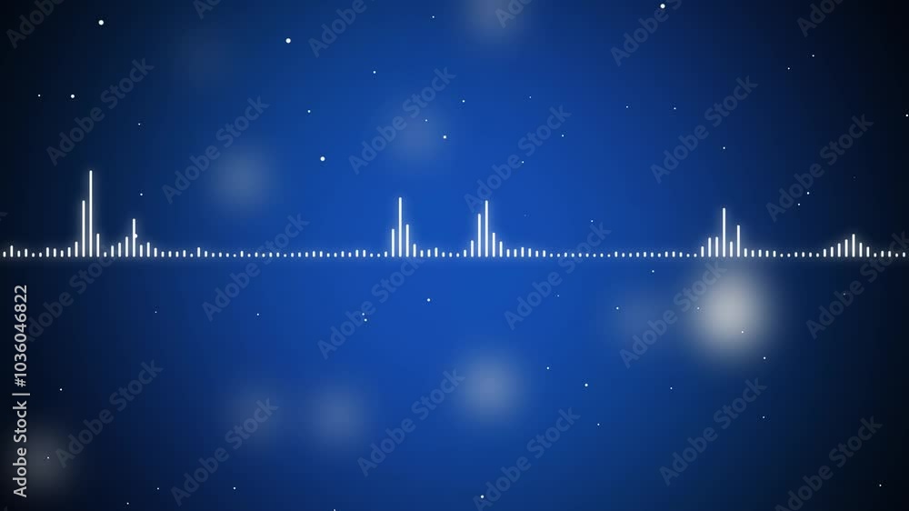 Sound wave audio spectrum background, audio waveform spectrum digital ...