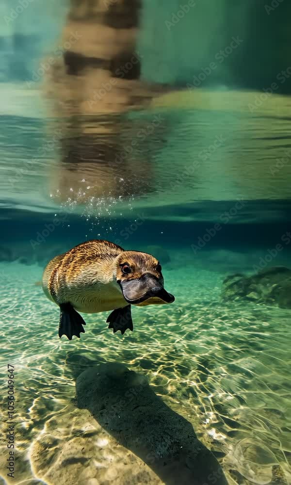 Discover the enchanting world underwater with this stunning image of a ...