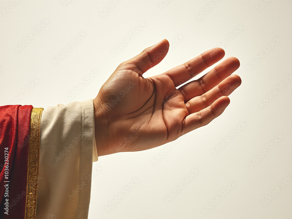 Jesus reaching out his hand. Photo of Jesus Christ reaching out his ...