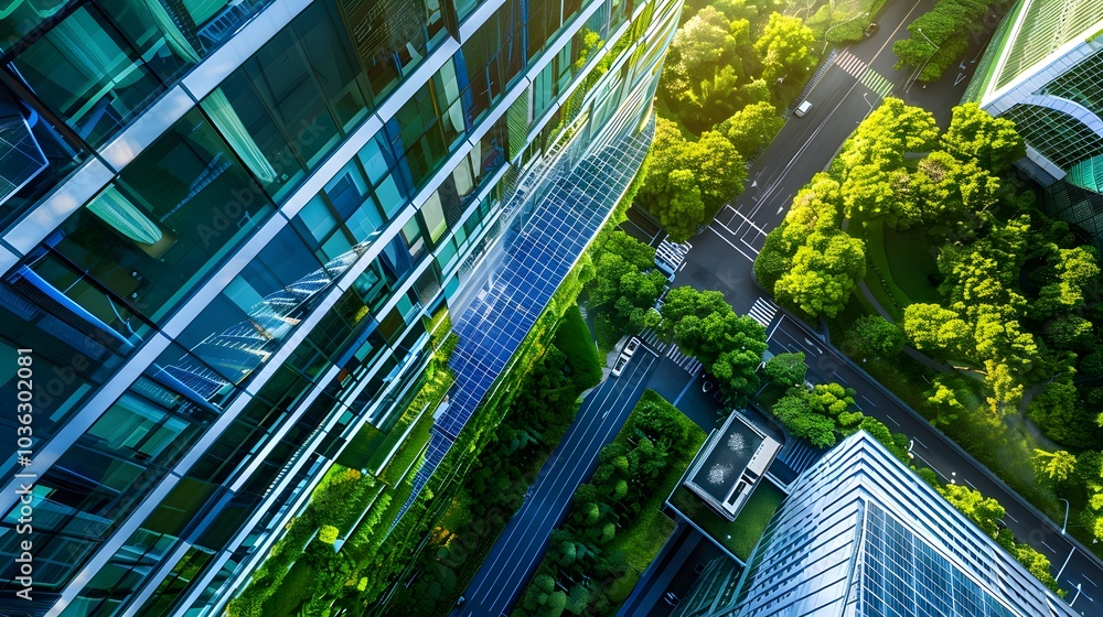 Design a blueprint for a smart building that uses green technology such ...