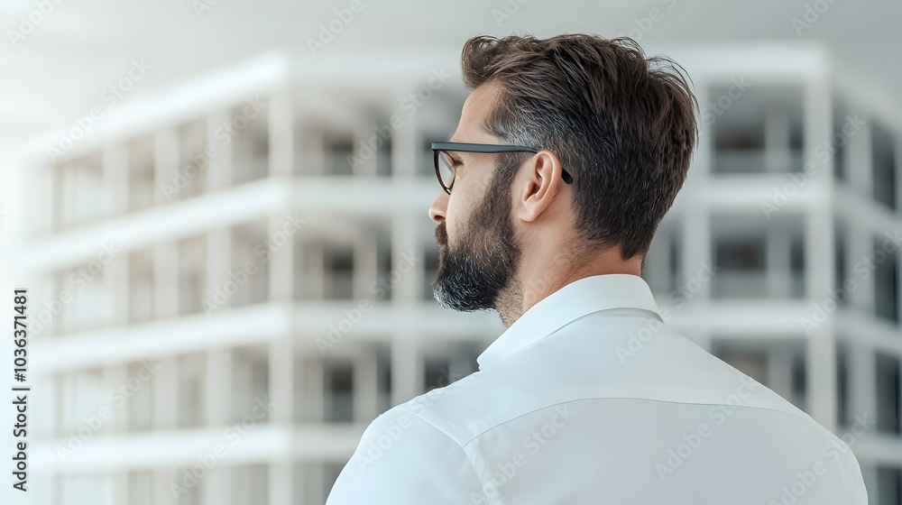 Architect Presenting Building Designs in Professional Conference Room ...