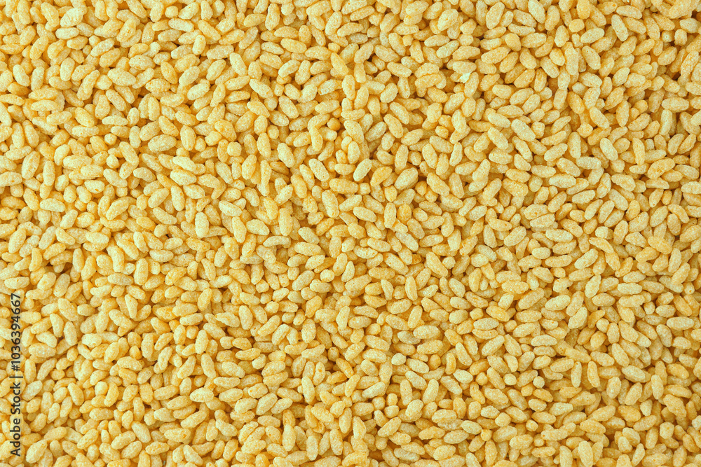 Crispy puffed rice with vanilla flavor. Delicious and nutritious ...