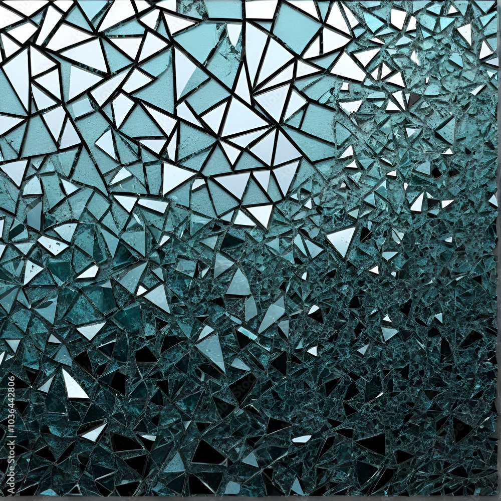 PNG Contrasting shattered glass textures Stock Photo | Adobe Stock