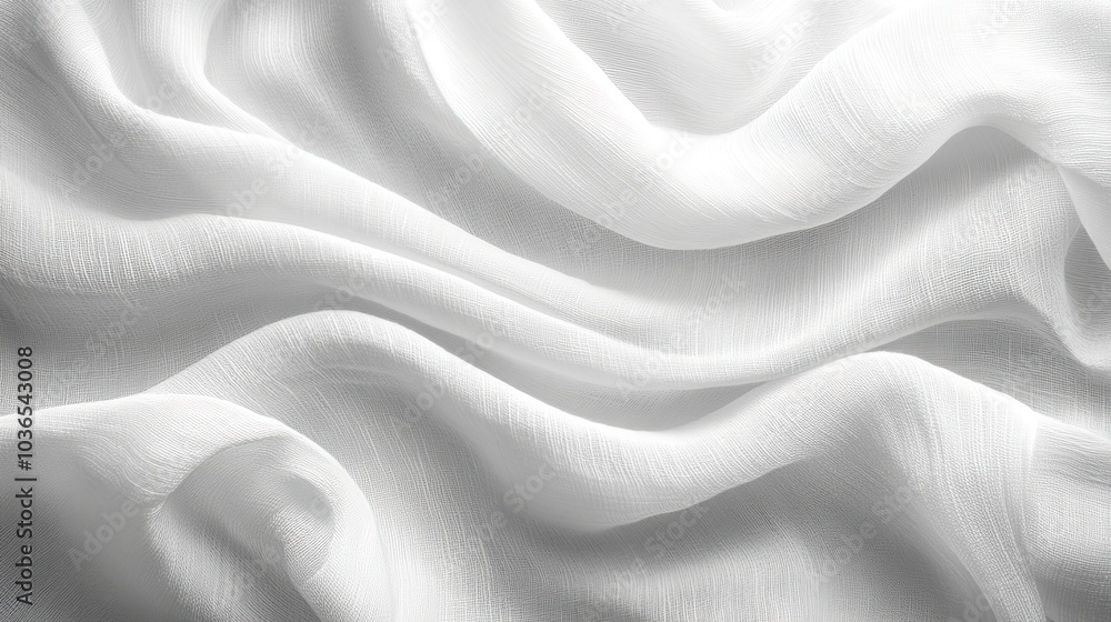 White Cotton Fabric Texture with Subtle Weave Pattern Perfect for ...