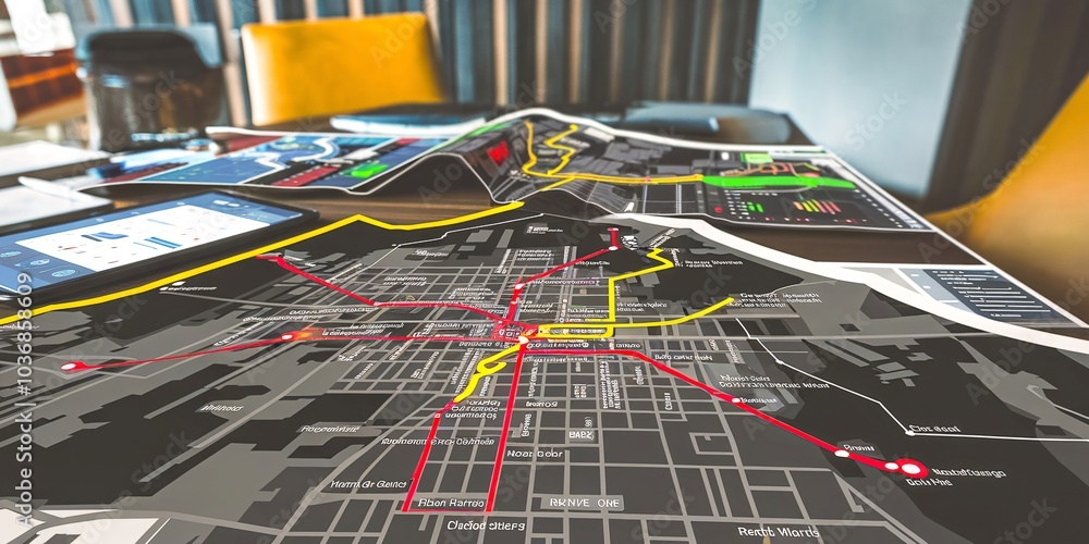 Modern City Planning with Digital and Physical Map Integration. This ...