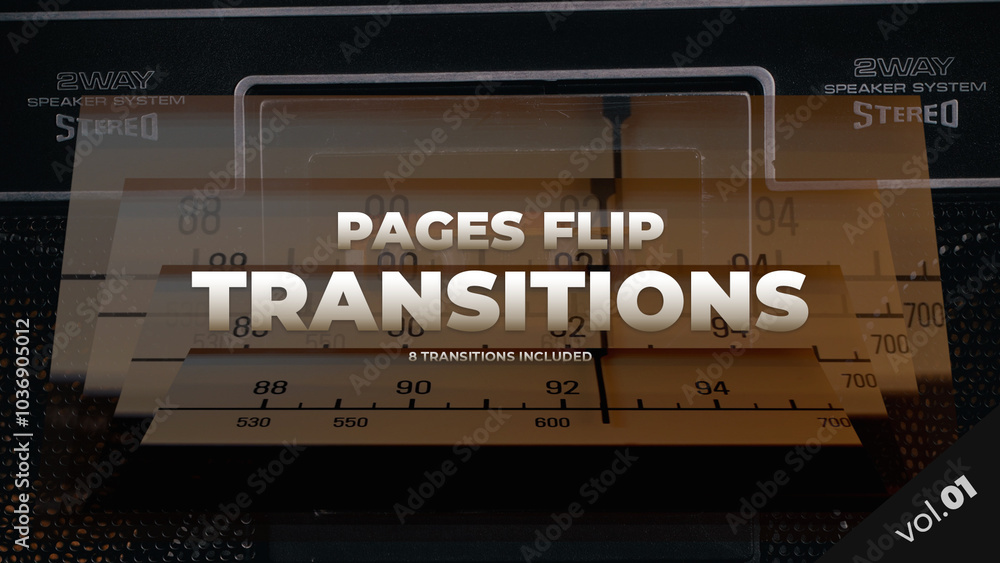 Pages Flip Transitions / vol.01 Stock Template | Adobe Stock