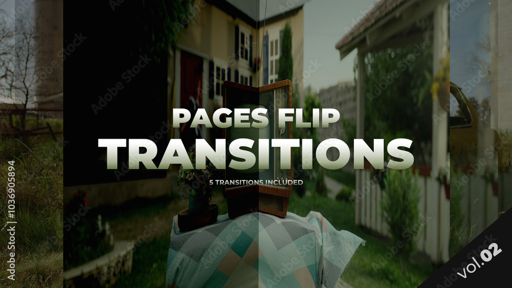 Pages Flip Transitions / vol.02 Stock Template | Adobe Stock