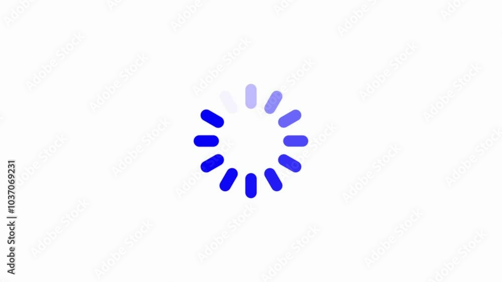 Circle Loading icon loop Loading Icon with a 60fps black background. Loading wheel animation ...