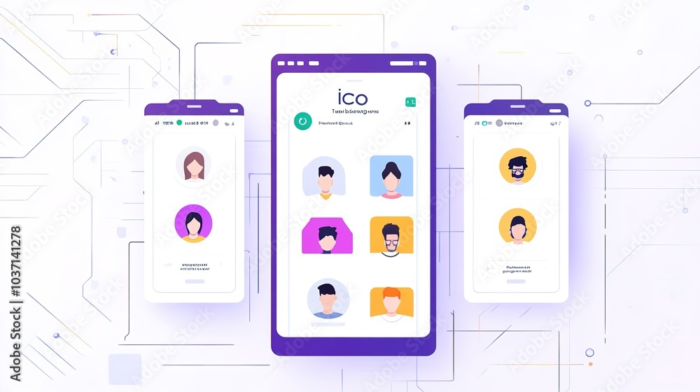 A role selection screen for IT Colab, designed for users to choose ...