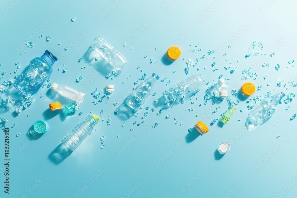 Plastic bottles are breaking down into microplastic, highlighting the ...