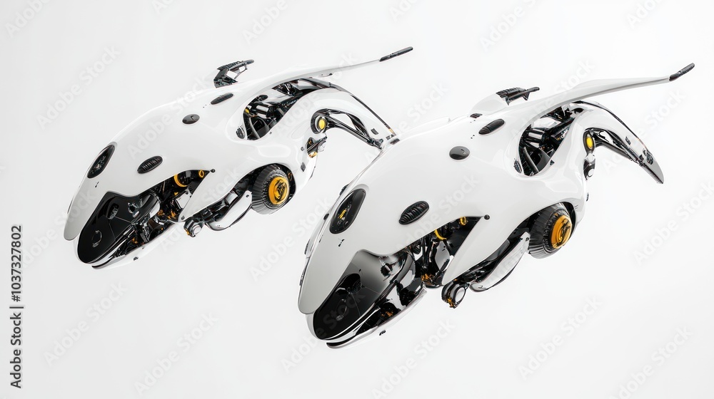 Flying animal robots equipped with advanced sensors and lightweight ...
