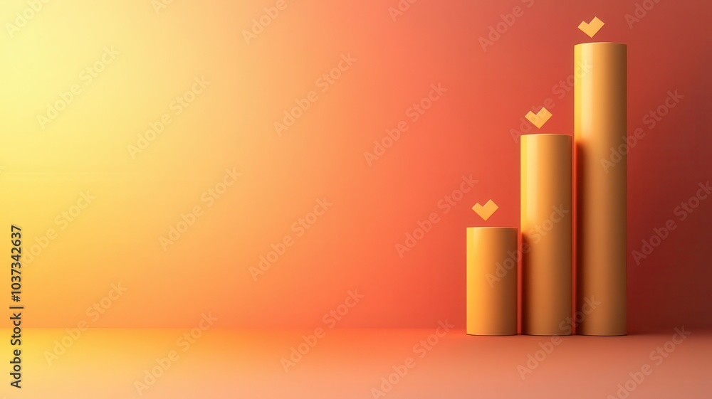 Holographic savings tracker with glowing progress bars for each savings ...