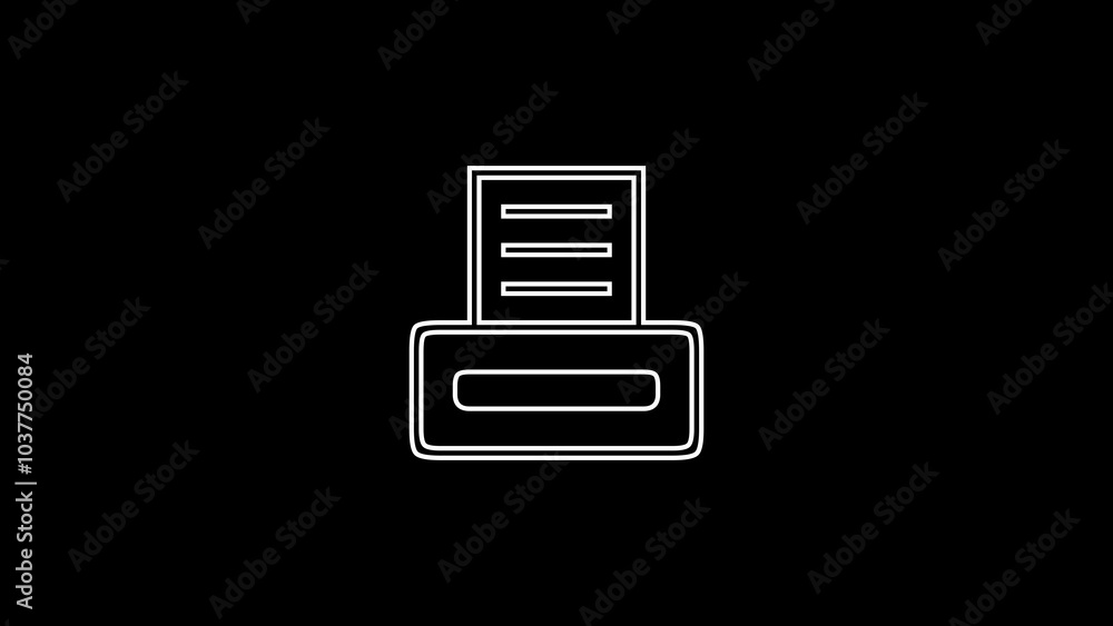 Printer icon , computer print copy printer machine symbol. Photocopy ...
