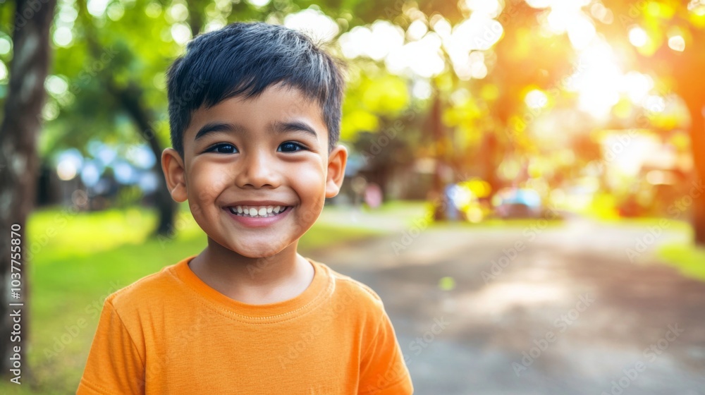 One little baby boy happy expression closeup face. Authentic real life ...