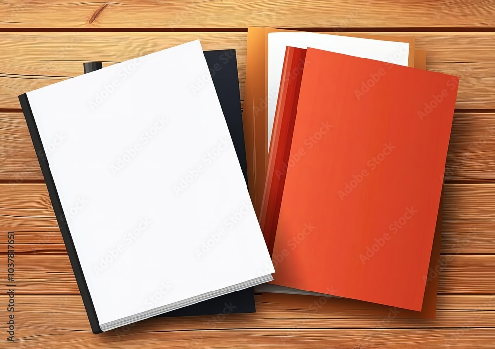 Blank Book Mockup, Blank Book cover Design, Print Ready, Digital Mockup ...