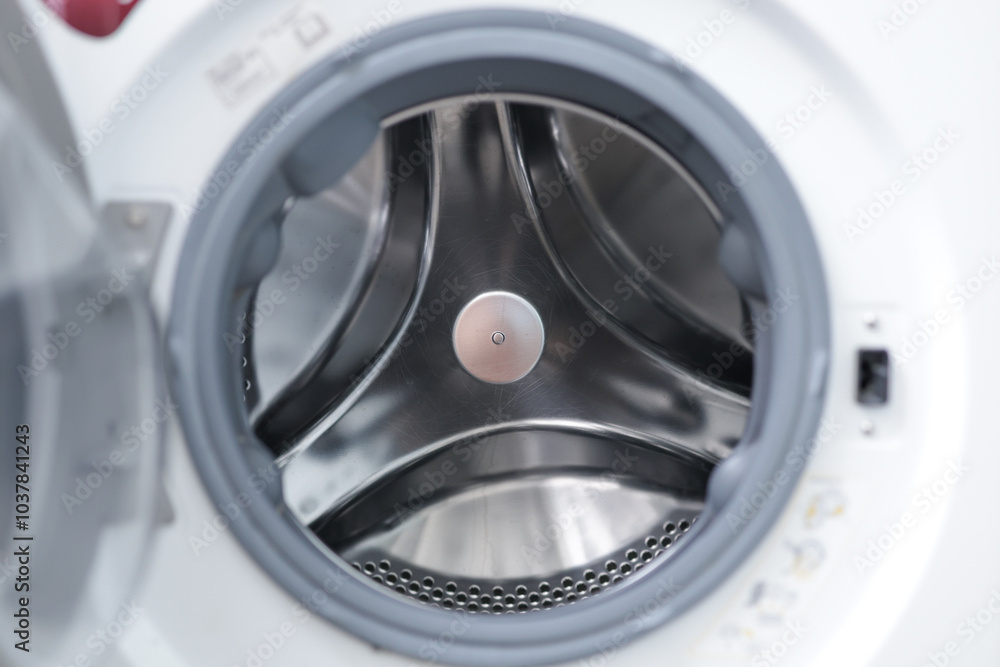 Stainless steel materials used in washing machines. Front-loading ...