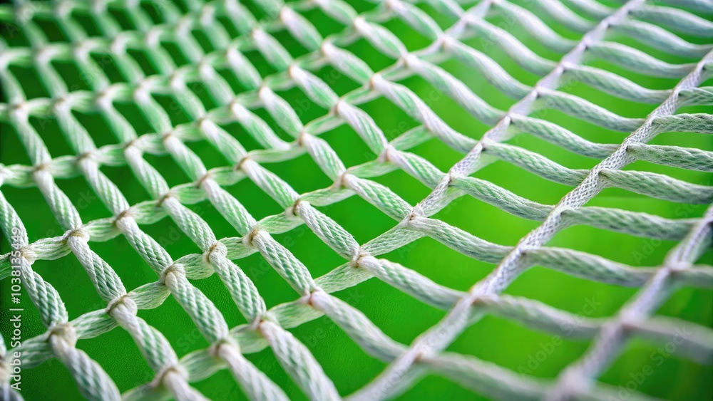 Elegant white net pattern on a green backdrop, perfect for fashion ...