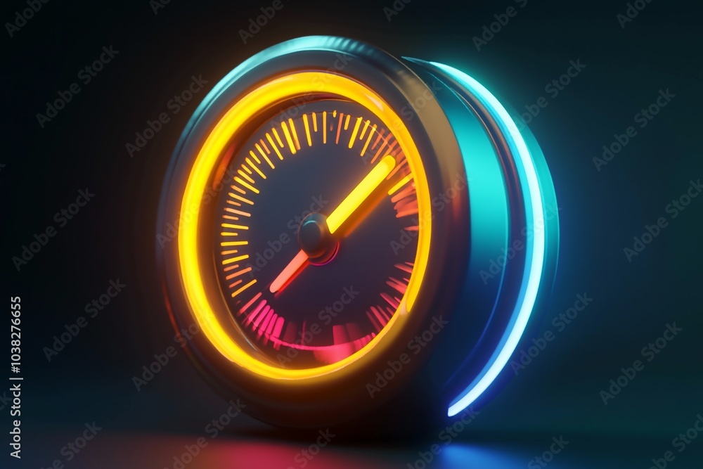 3D Speedometer Gauge: Tool for Measuring Speed Game Wallpaper ...