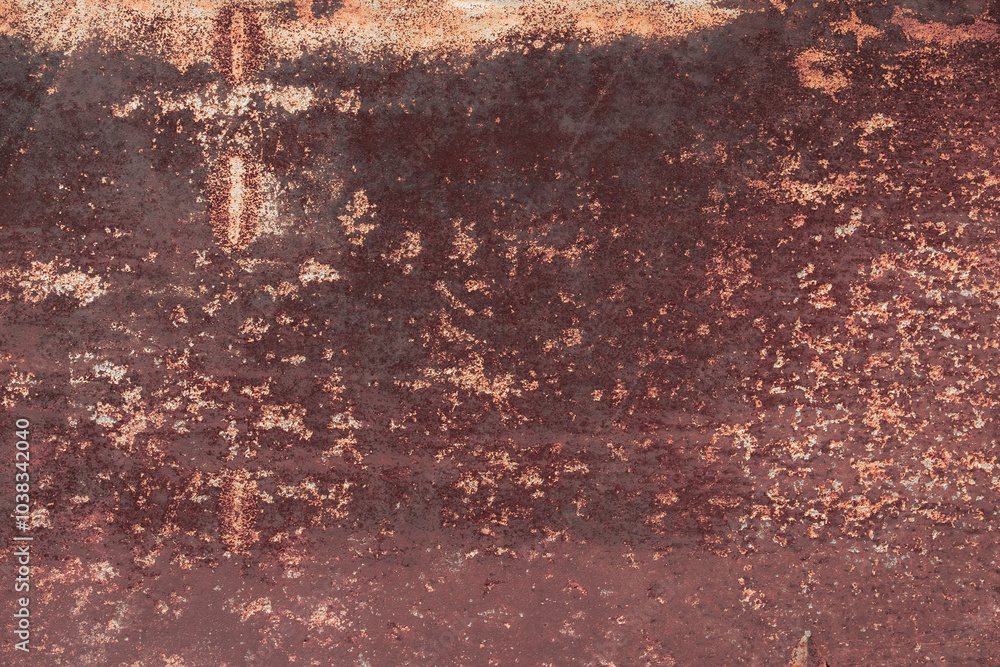 Rusty metal texture with natural defects - scratches and corrosion. Can ...