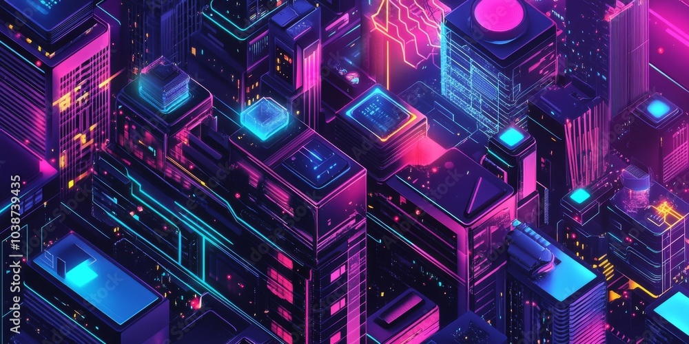 Cyberpunk-inspired designs using patterns and 3D networks. Perfect for ...