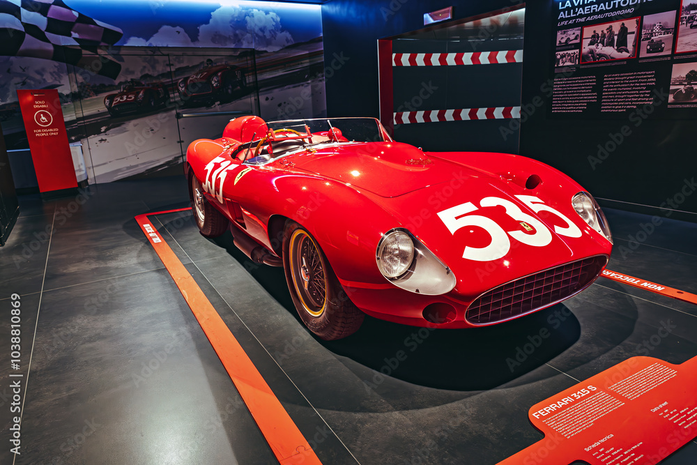 Maranello, Italy -, June 18, 2024: A classic Ferrari 315S on display at ...