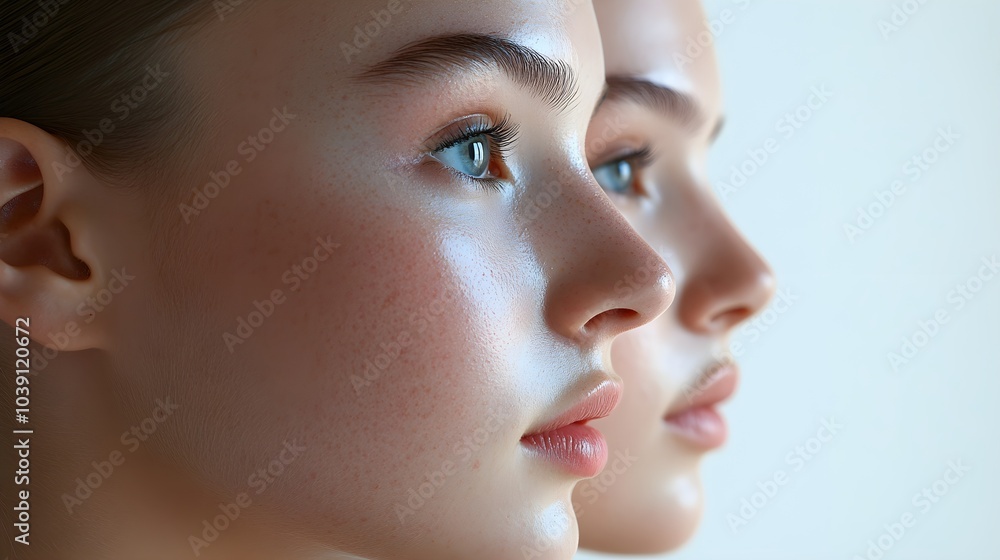 Time-lapse video capturing the healing process after rhinoplasty, from ...