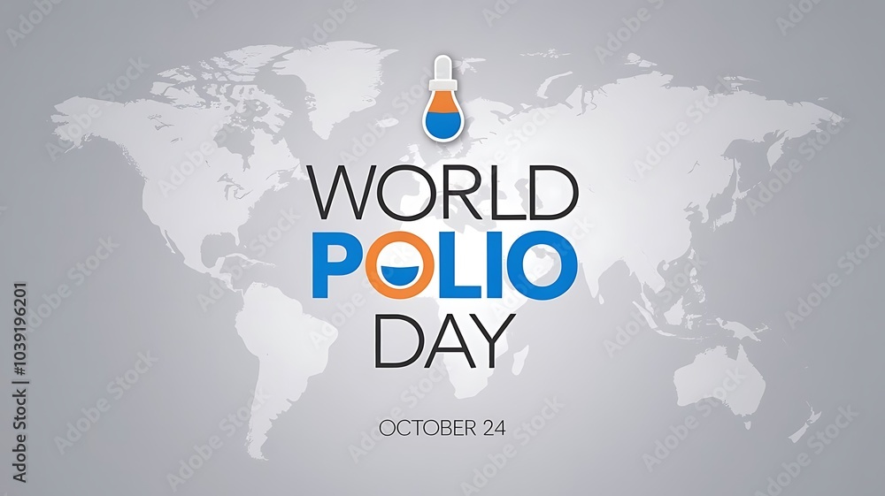 Minimalist Poster Design for World Polio DayBanner theme design. Clean ...