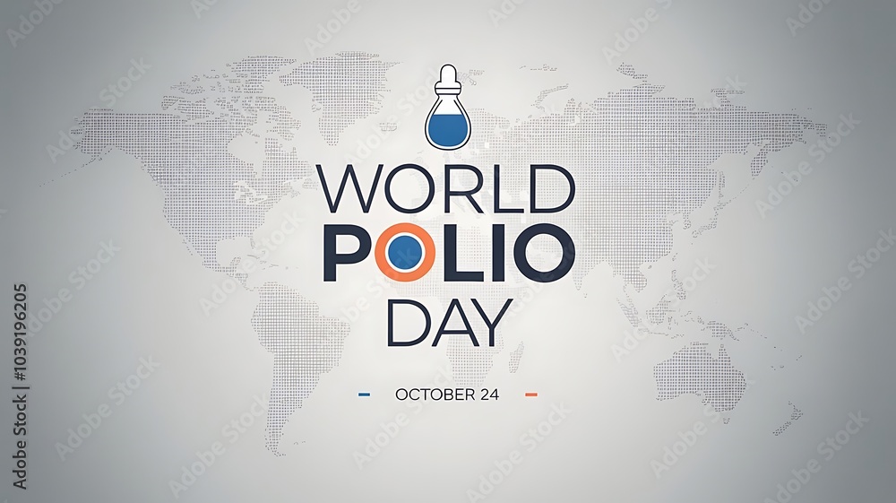 Minimalist Poster Design for World Polio DayBanner theme design. Clean ...
