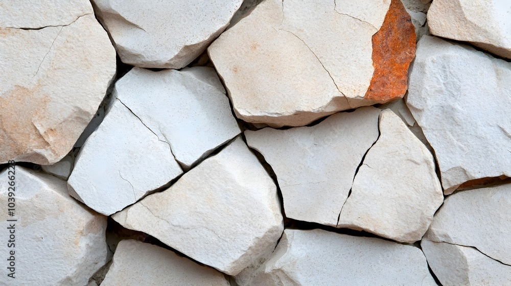 Detailed 3D organic stone texture with deep ridges subtle cracks and a ...