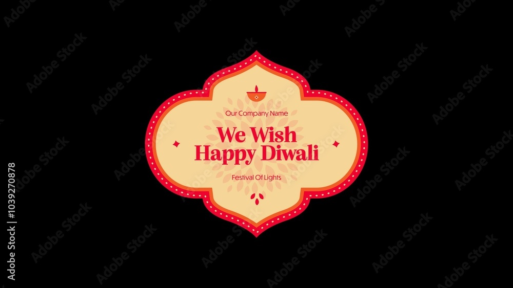 Diwali Title 01 Stock Template | Adobe Stock