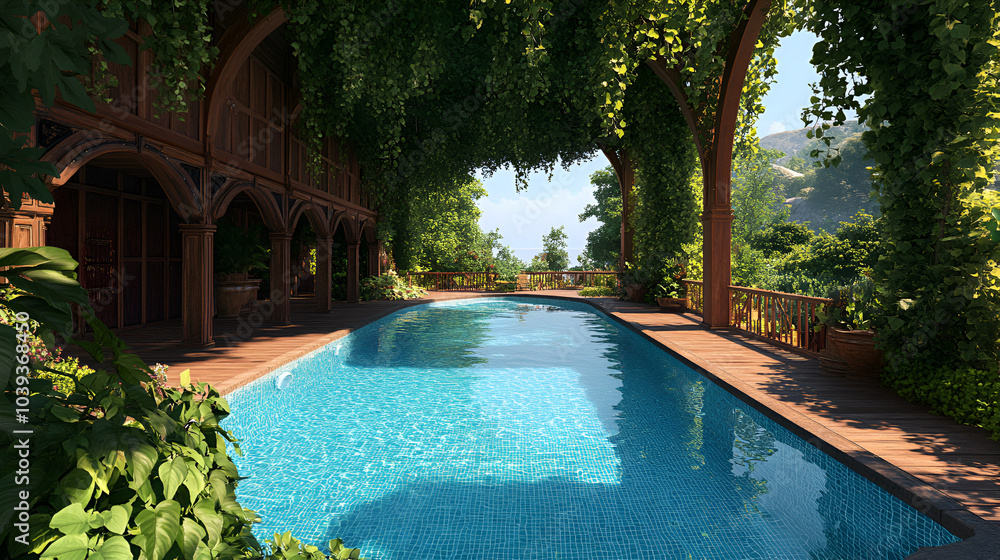 DnD Battlemap Purity's Pool Pavilion - Sujet REsumE Beautiful outdoor ...